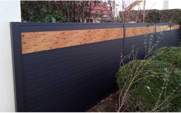 Aluminium tongue and groove fences in Ireland | AVC Build